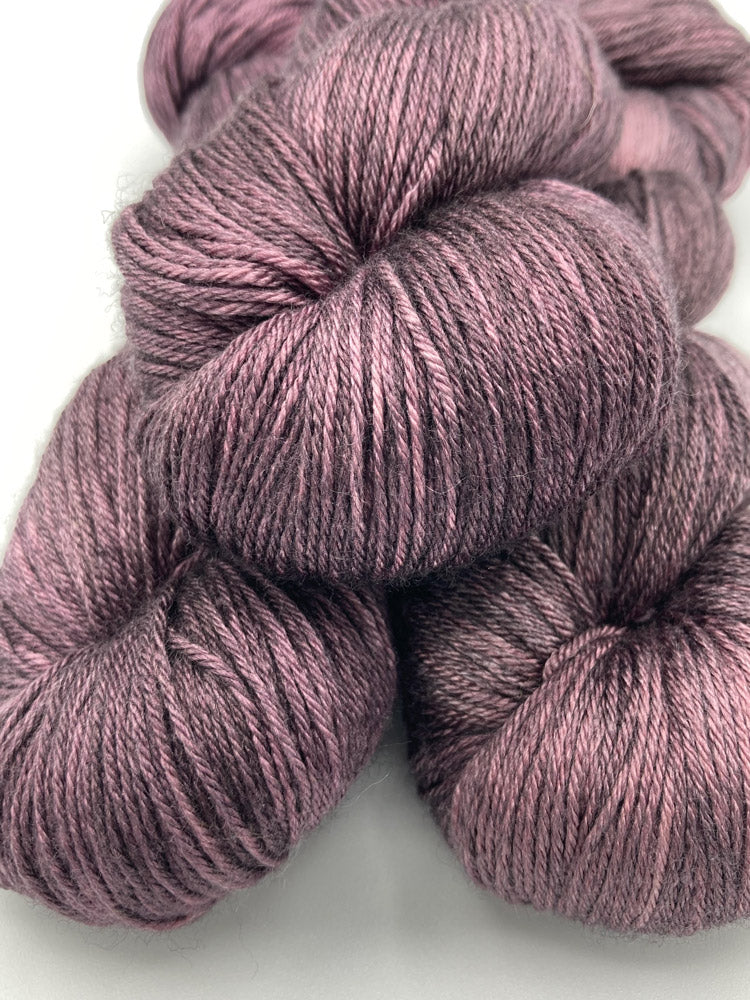 "Plum Dandy" Colorway Silk Blend Yarn - Red Door Fibers